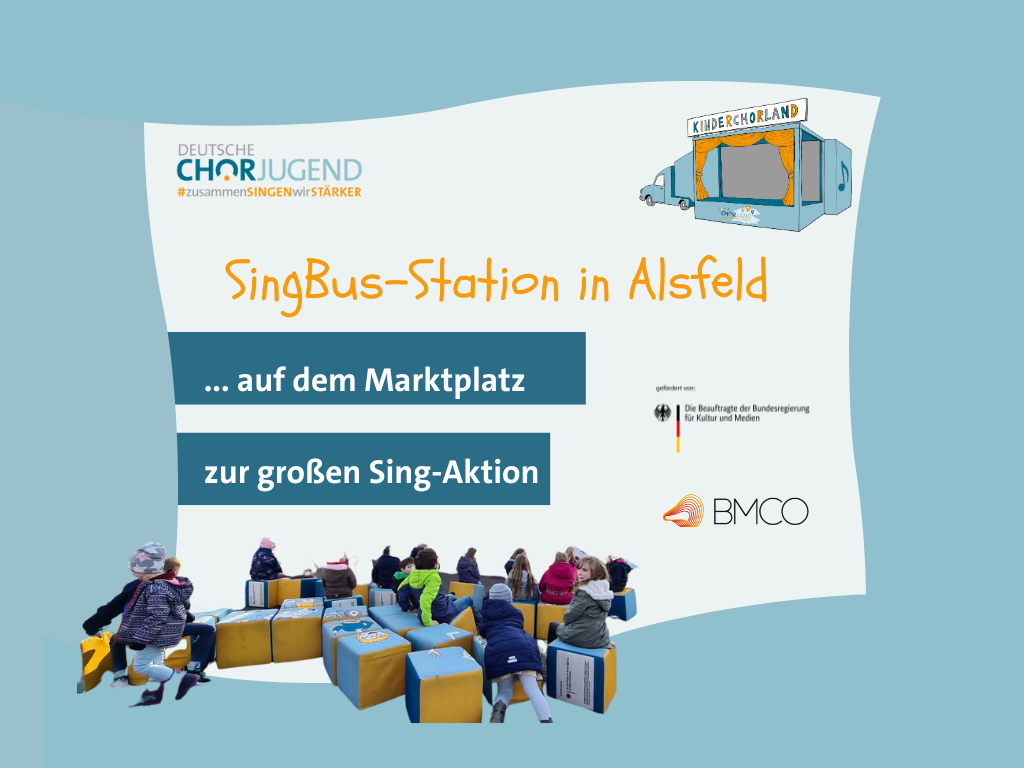 SingBus-Station in Alsfeld - Deutsche Chorjugend e.V.