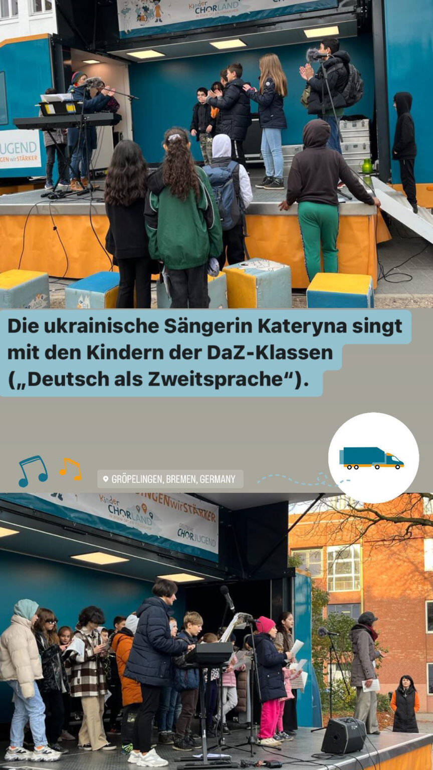SingBus-Station in Bremen - Deutsche Chorjugend e.V.