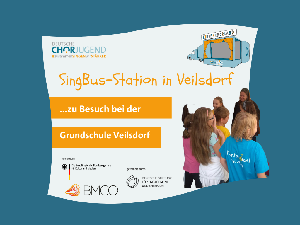SingBus-Station in Veilsdorf - Deutsche Chorjugend e.V.